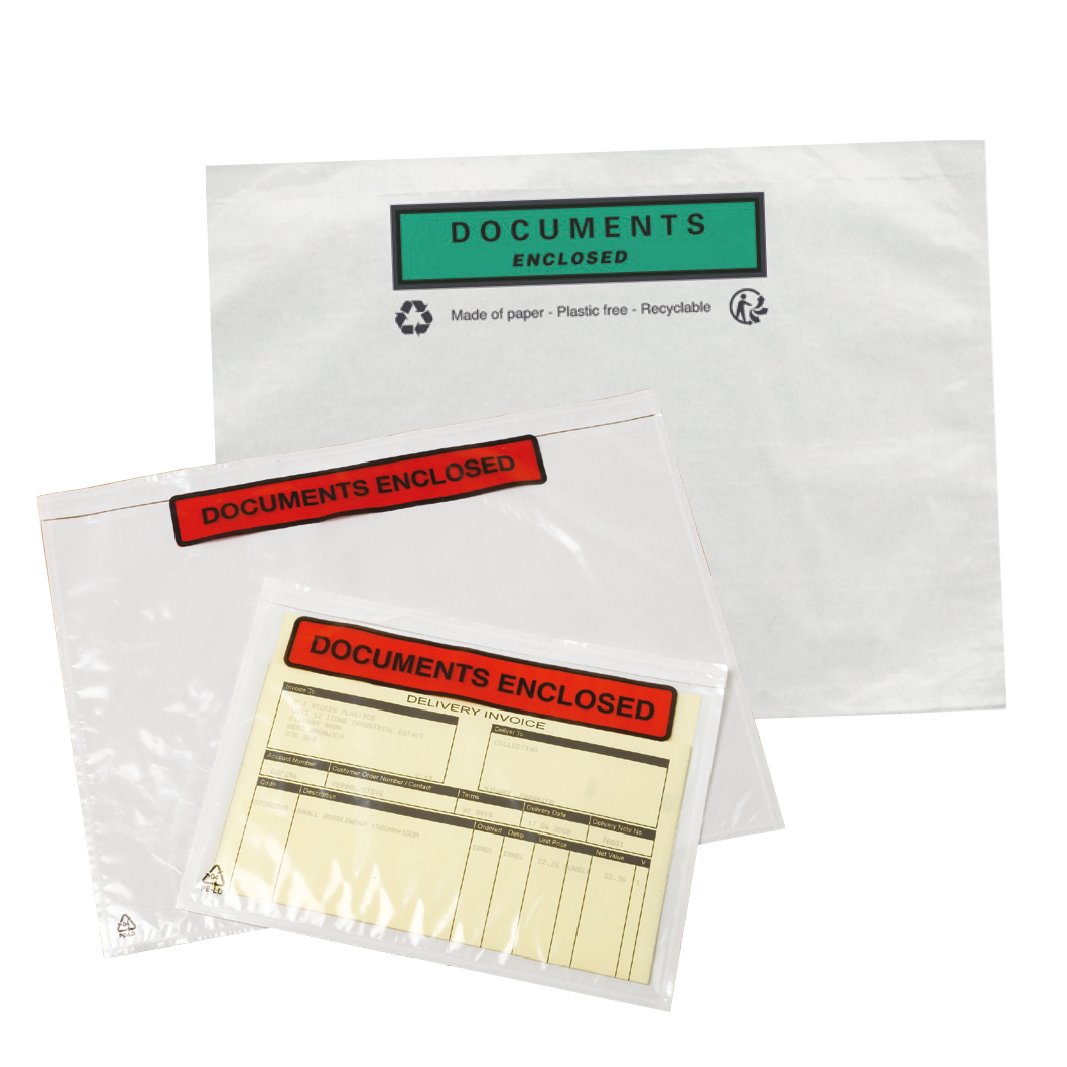 Documents Enclosed Wallets – Plus Packaging