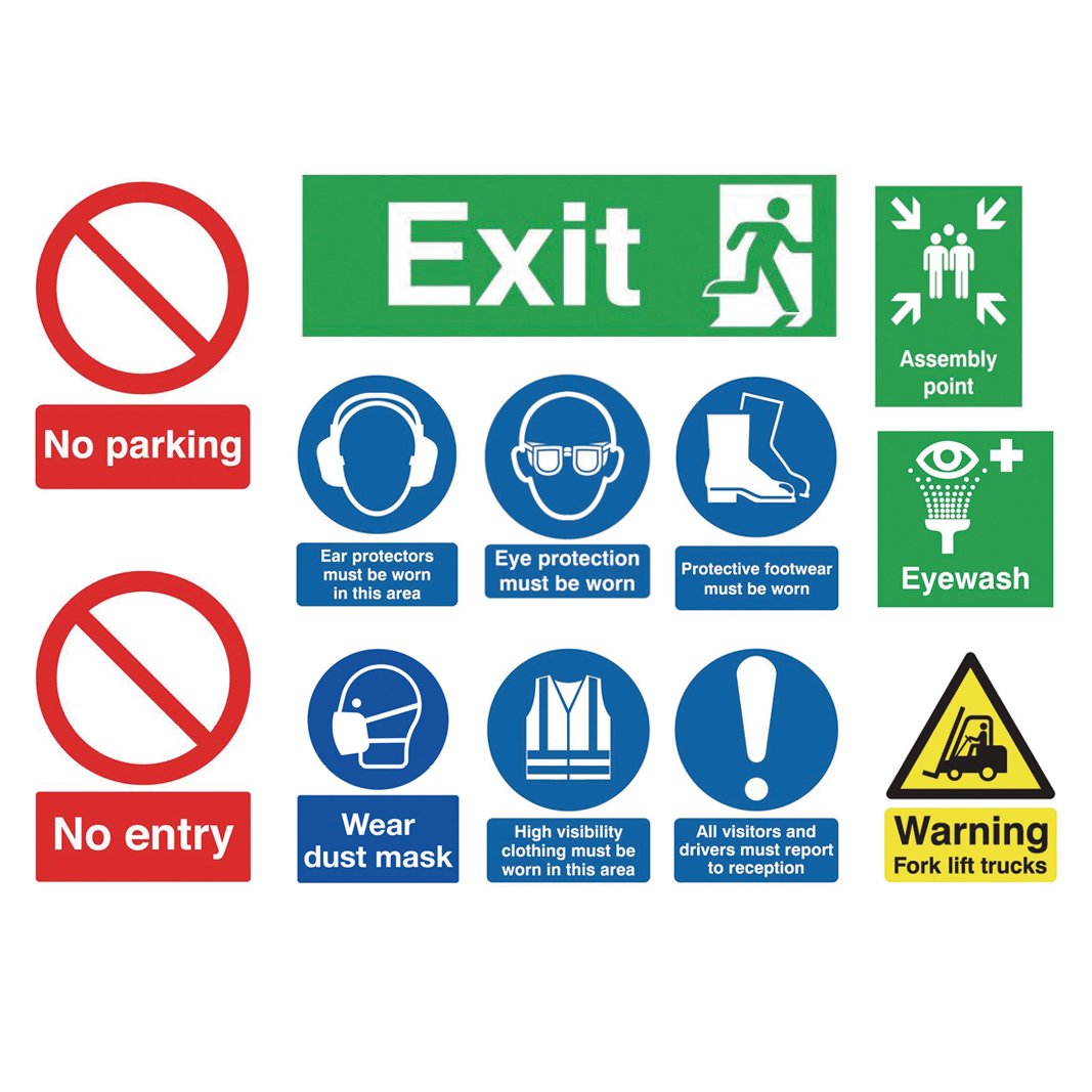Self Adhesive Warning Signs | Plus Packaging